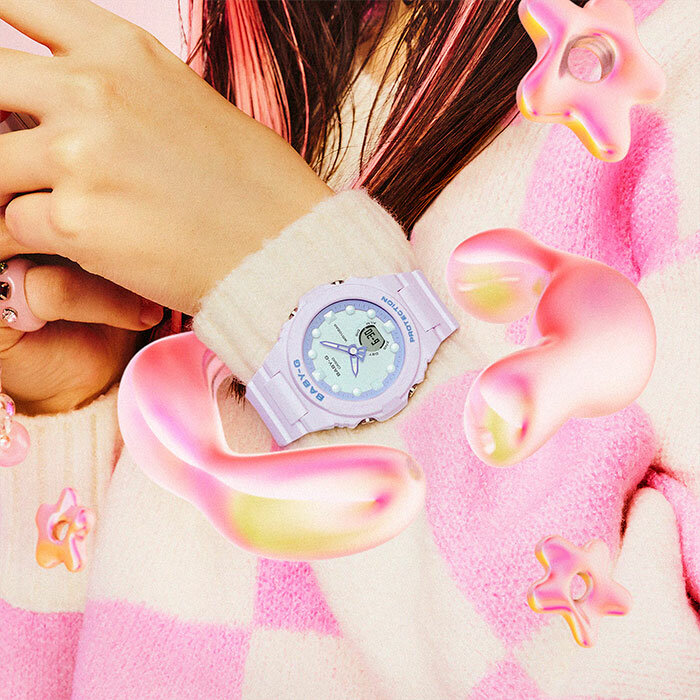 Наручные часы CASIO Baby-G, фиолетовый — фото 1