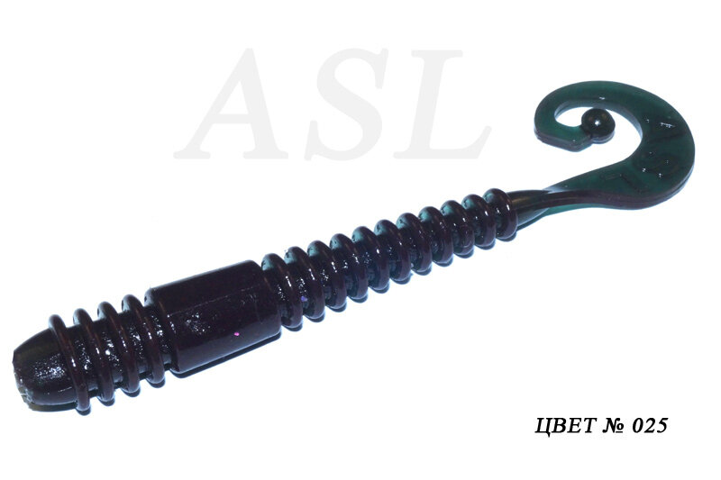 Силиконовая приманка ASL "Джим" цвет №025, L-5см (2"), 12шт/уп