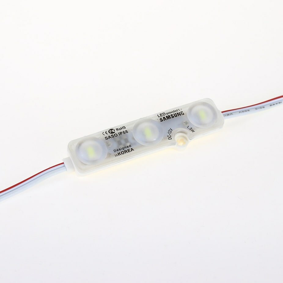 Светодиодный модуль NCLed Samsung 5730-3 MOD42 (1,2W, 12V, cool white), 50 шт. в упаковке