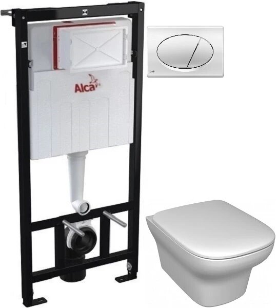 Комплект подвесной унитаз Jacob Delafon Vox EDM102-00 + E20142-00 + система инсталляции AlcaPlast AM101/11203:1RUSSETM71