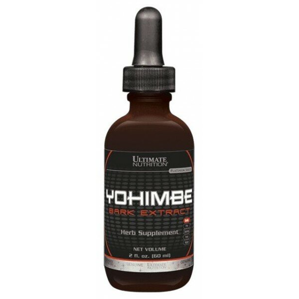 Экстракт коры йохимбина Ultimate Nutrition, жидкий, без сахара, 60мл
