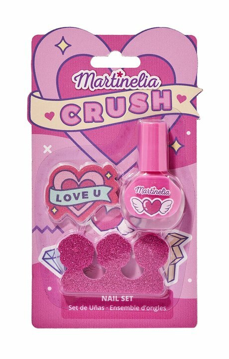 Martinelia Crush Nail Set Pink Набор детской косметики для ногтей 100мл