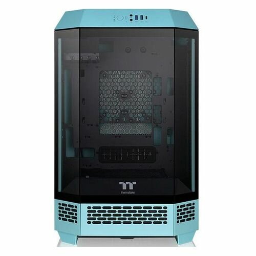 Корпус mATX Thermaltake The Tower 300 Turquoise, Micro-Tower, без БП, голубой [ca-1y4-00sbwn-00]