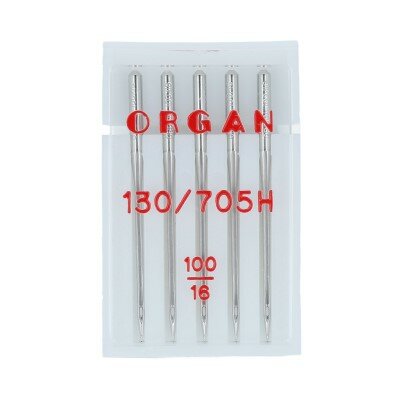 Иглы для швейной машины ORGAN универсальные 5 шт, в пенале 5105100 № 100 (6306566852)