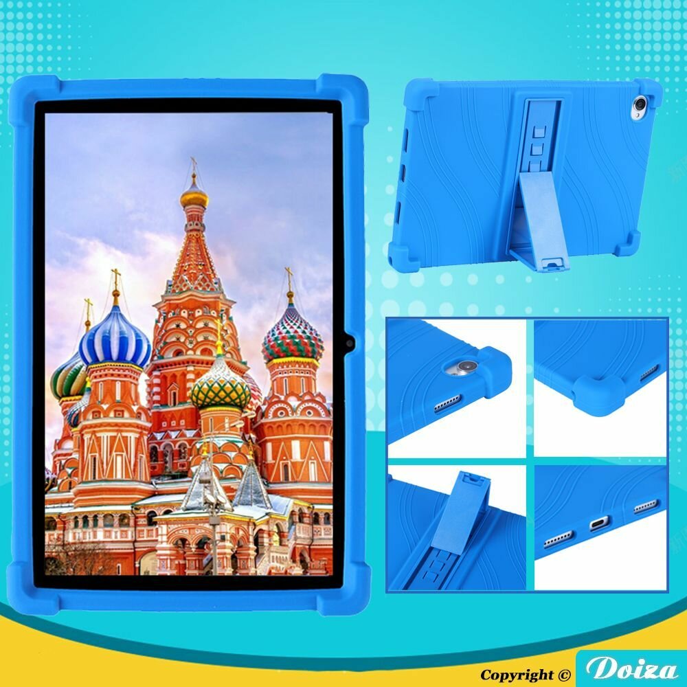 Силиконовый чехол MyPads для Lenovo Tab M10 HD 2nd Gen (10.1 дюйма)/Универсальный противоударный чехол на Tab M10 HD 2nd Gen /TB-X306FC/X306NC, Сил.