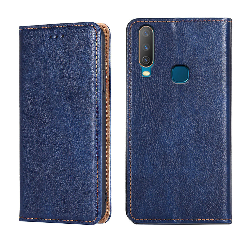 Чехол-книжка MyPads для Vivo Y17 / Y12 / Виво Y12/Y17,(синий)