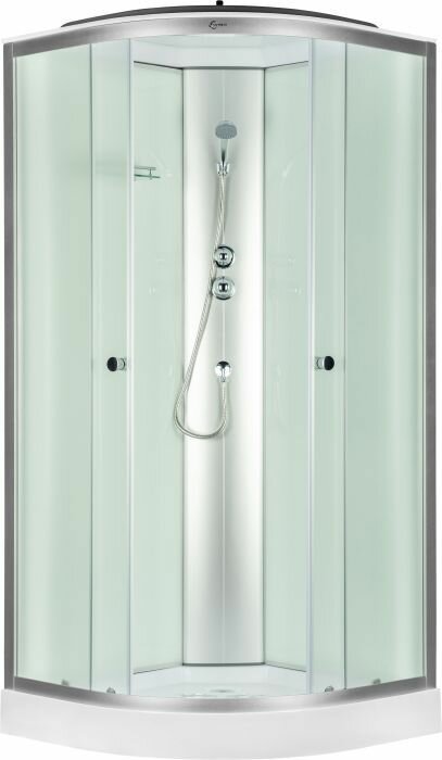 Душевая кабина Saniteco SN-190W, 90x90 см, с низким поддоном, белая