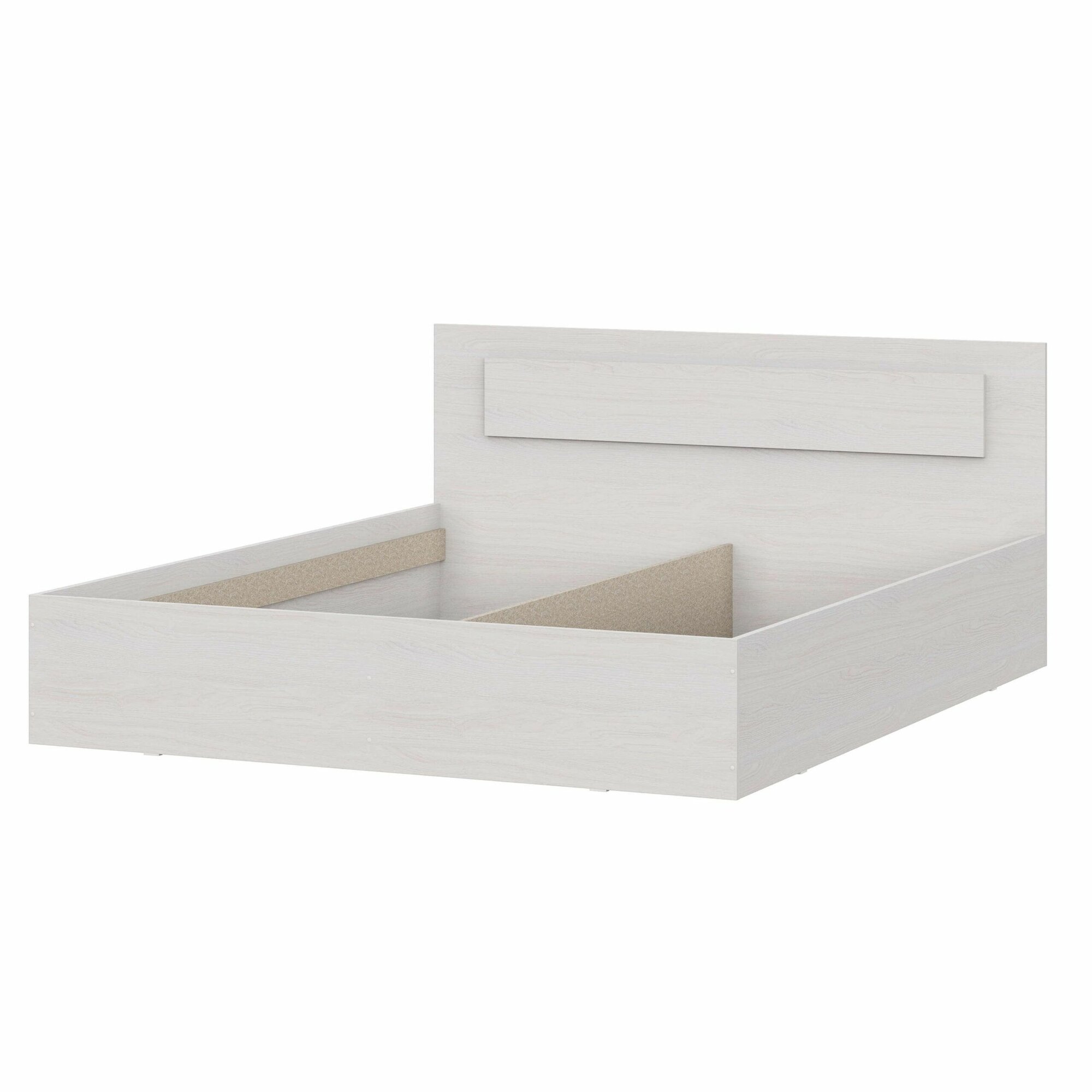 Каркас кровати МСП-1 1,6м, без основания, Ясень Анкор светлыи