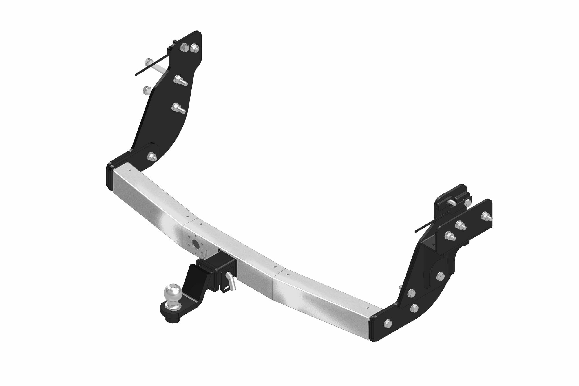 Фаркоп PT GROUP / съемный квадрат/ с нержавеющей накладкой GREAT WALL Poer 2021-(паспорт и сертификат в комплекте)(без электрики) арт. GWP-21-991124.00