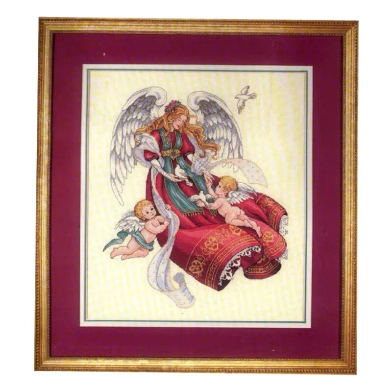 Комплект для вышивки крестом Amishop Ангел невинности 18CT unprint canvas