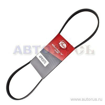 Ремень поликлиновой Gates 4PK970 отличается повышенной устойчивостью к нагрузкам и износу