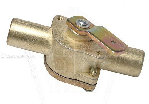 Кран отопителя маз прямоточный (бронза) (64221-8101150)