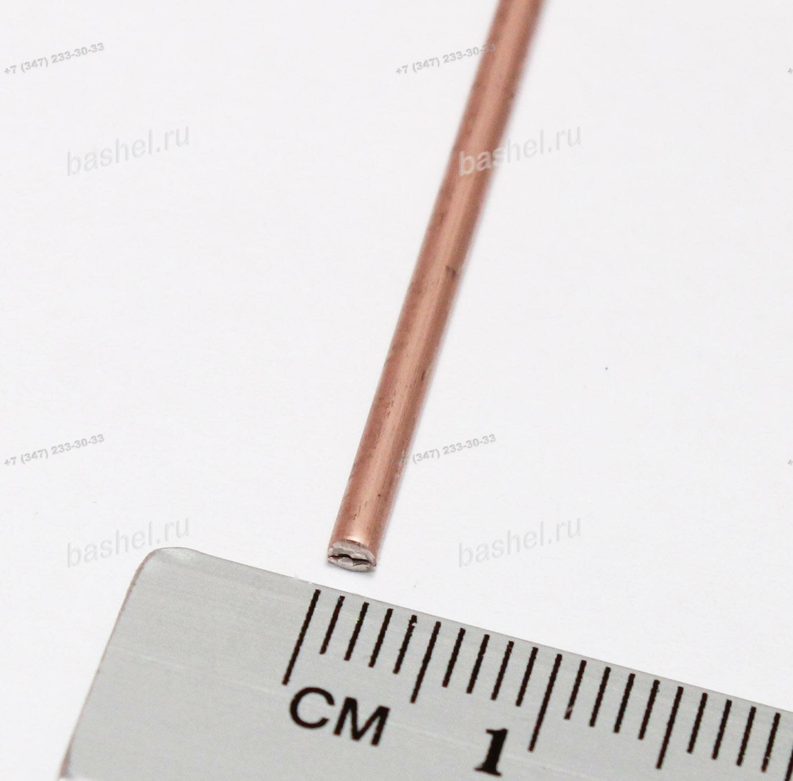 Припой Castolin RB 5246 (Cu93P7) для пайки меди самофлюсующийся (1 пруток), D- 2мм, L-500мм, 12,5±0,5гр