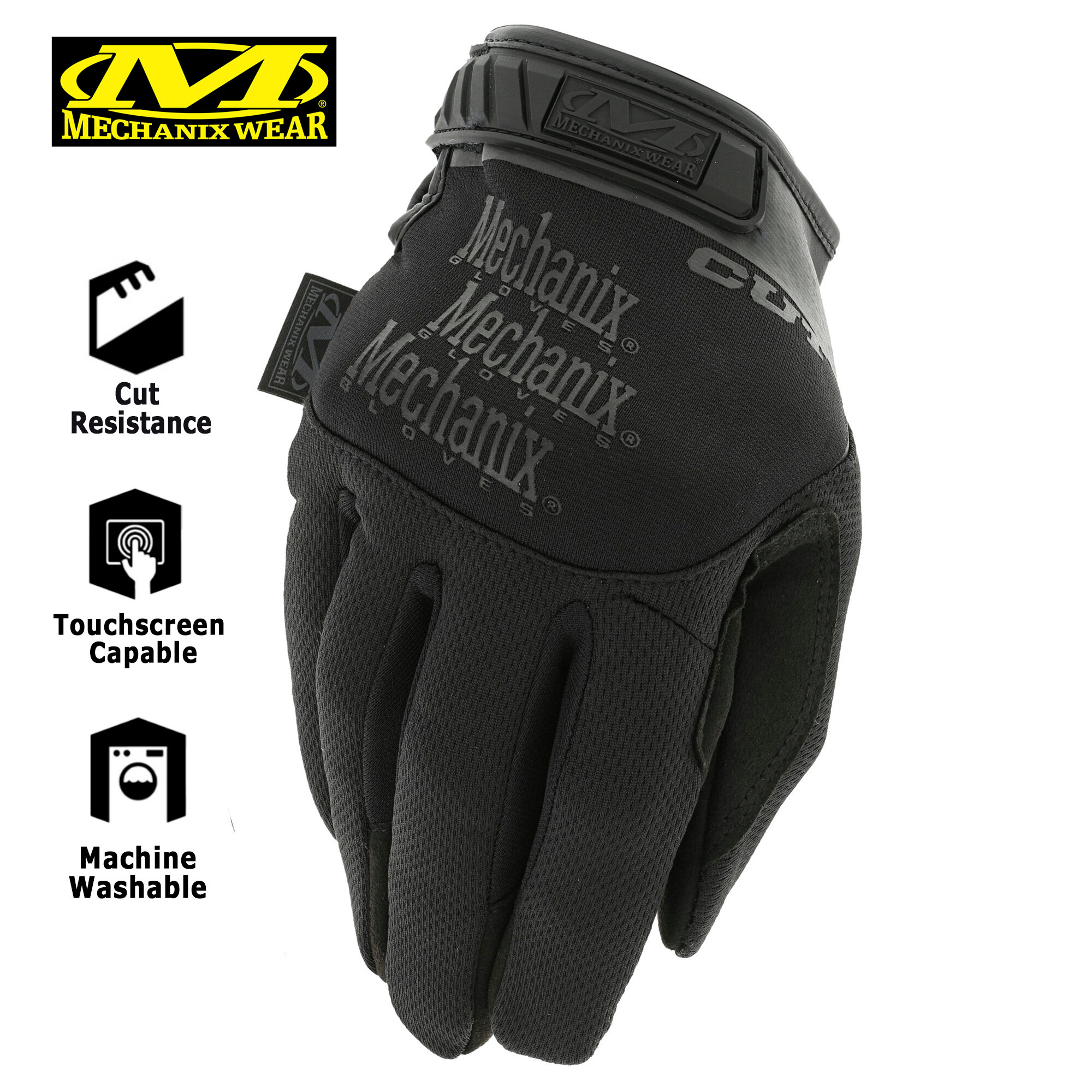 Перчатки MECHANIX TS Pursuit CR5 Covert (black), р. XL