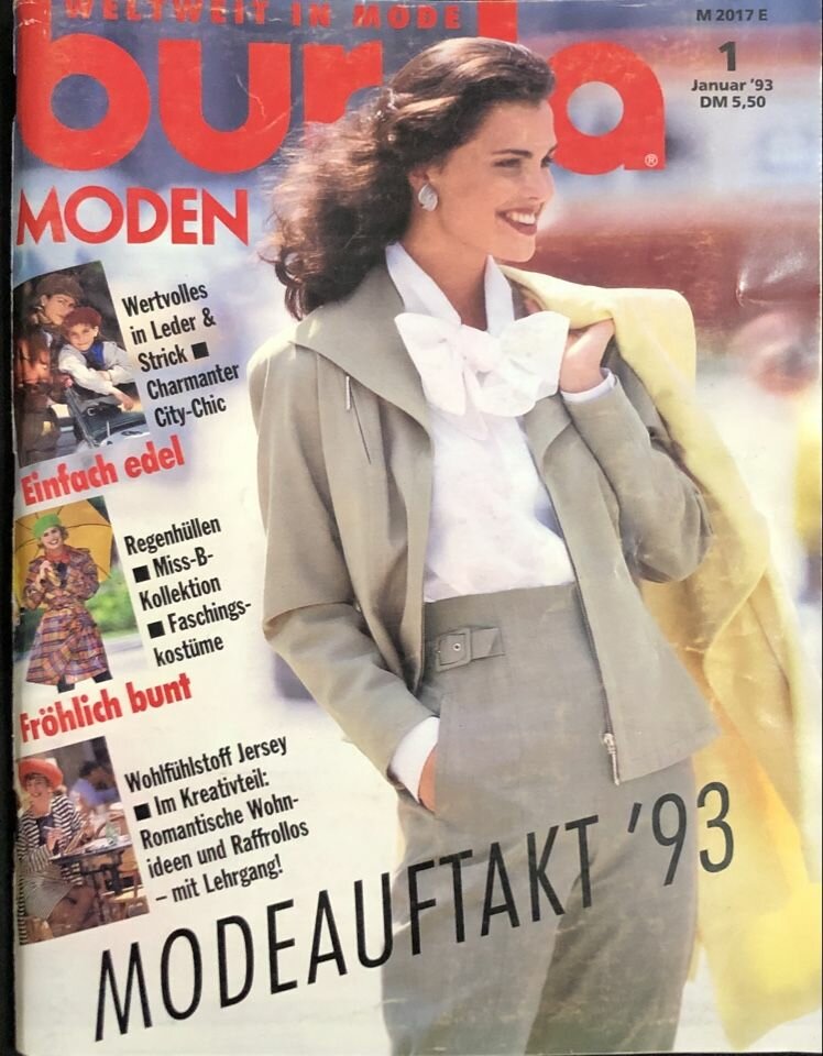 Журнал Бурда (Burda) № 1 1993 год На Немецком #41