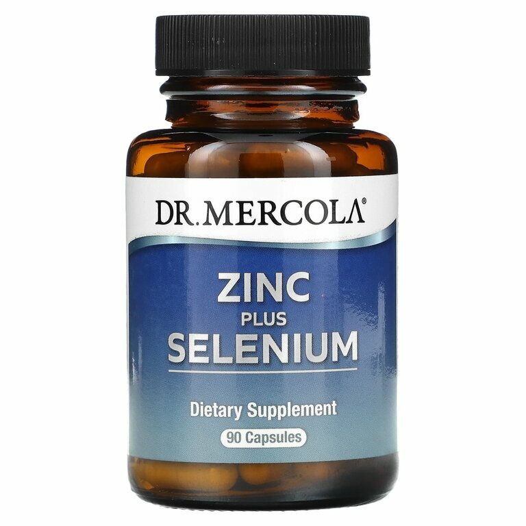 Капсулы Dr. Mercola Zinc Plus Selenium, 90 шт.