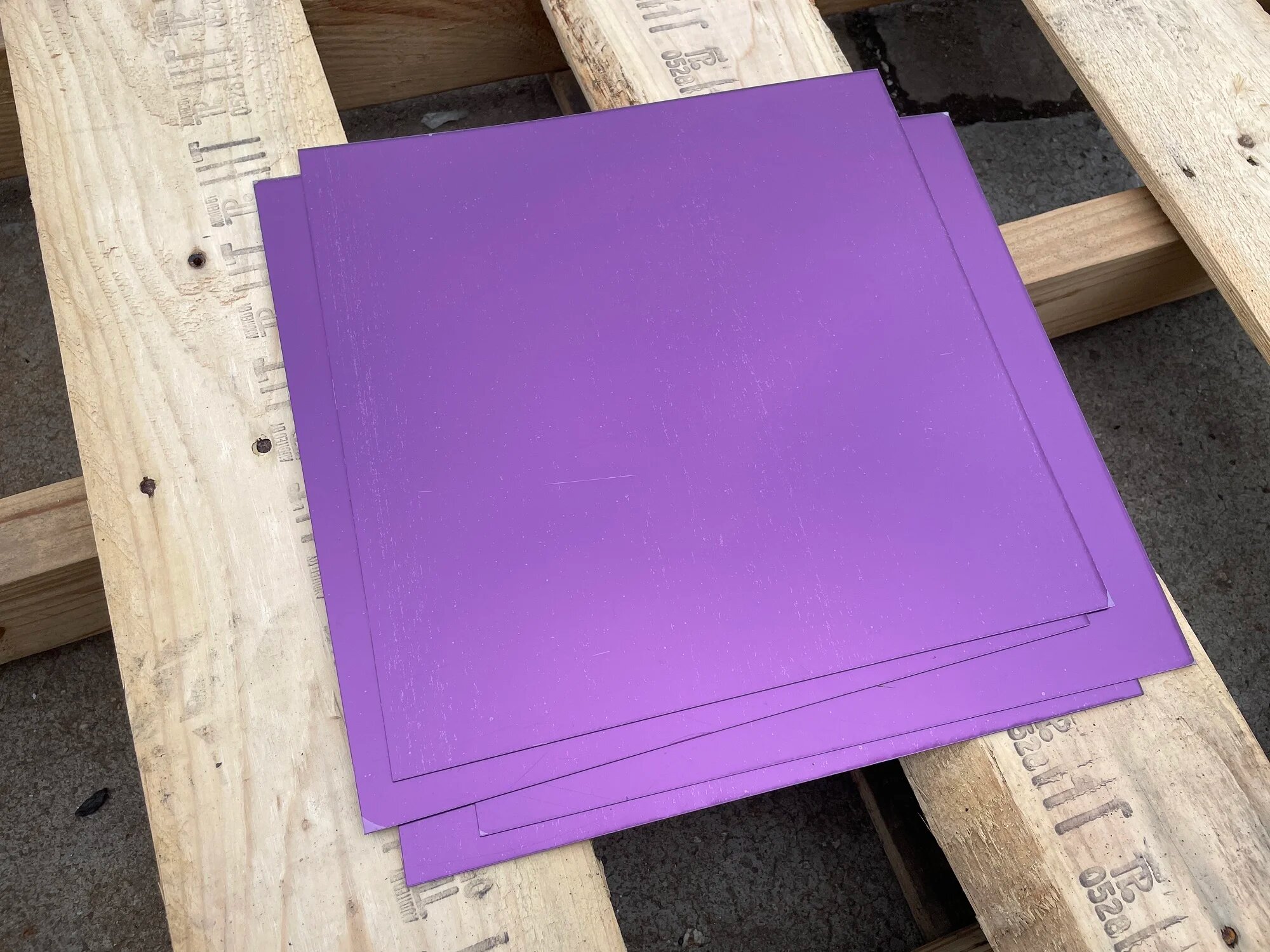 Цветной акриловый зеркальный лист 200*300 мм Фиолетовый, 2Pieces Per Pack, Purple