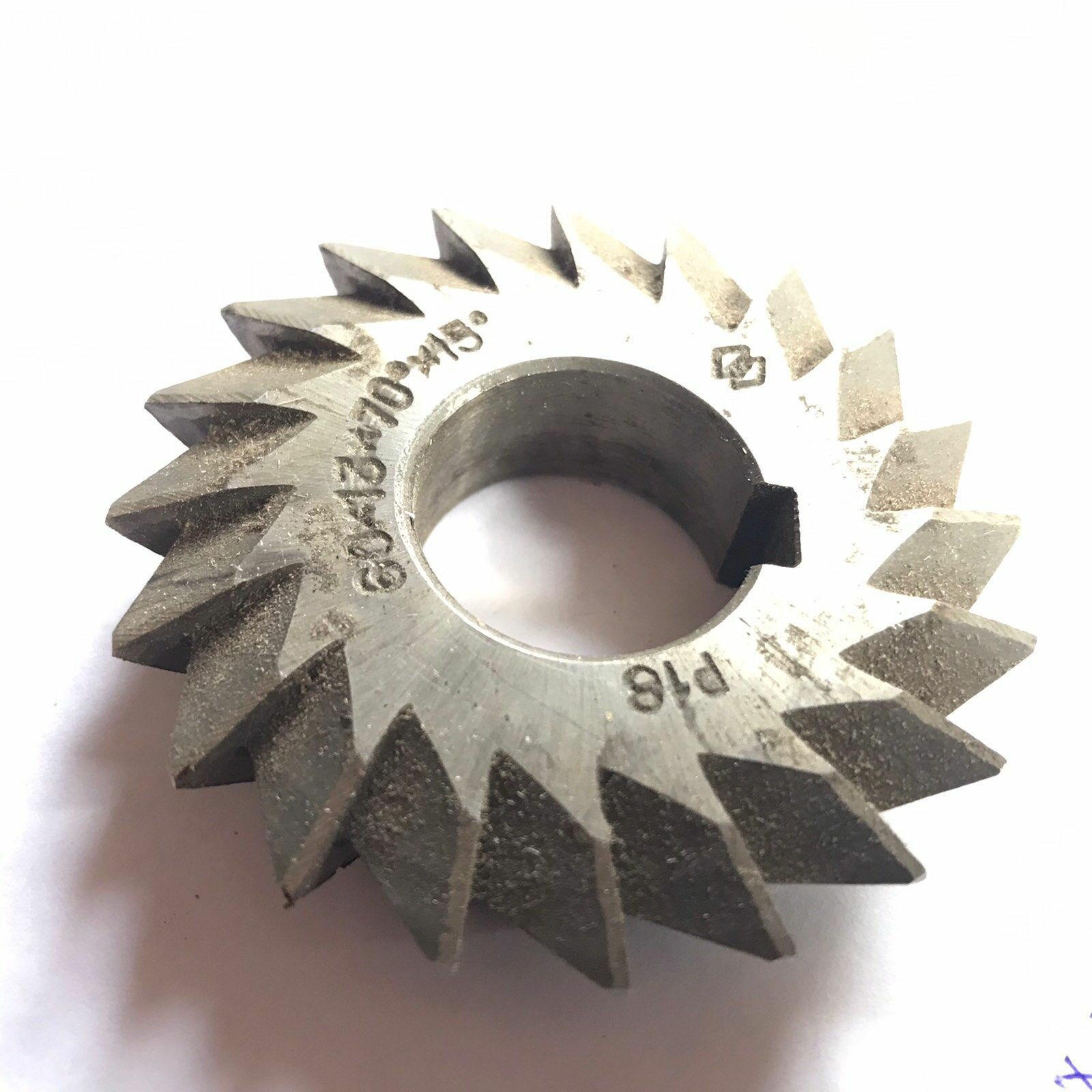 Фреза двухугловая 75х20х80гр. Р18