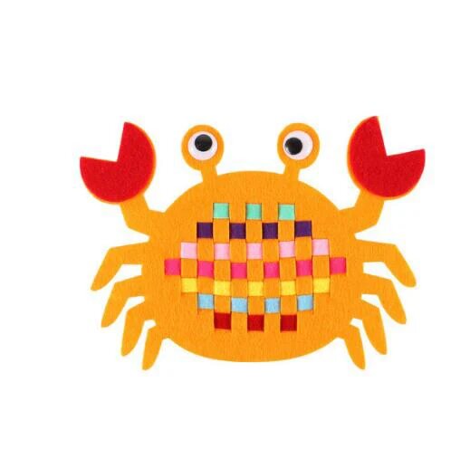 Монтессори развивающие математические игрушки из ткани Crab