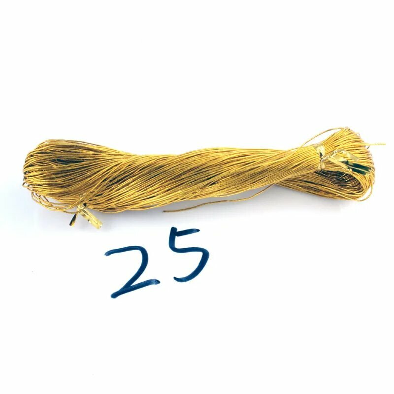 Серебряная металлическая нить для вышивки 70 метров 25