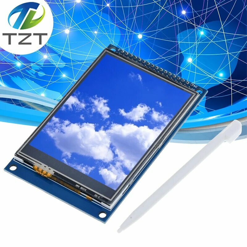 TZT 3,2-дюймовый TFT ЖК-дисплей с сенсорным экраном Ultra HD 320X240 ILI9341 для Arduino 3,2 дюйма 320240 240x320 240320 2560 diy
