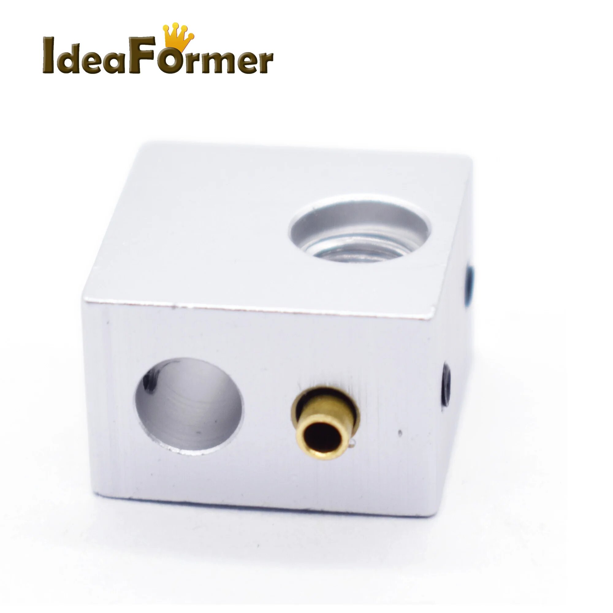 Алюминиевый тепловой блок IdeaFormer для 3D принтера MK 10 MK 2 для экструдера MK10 MK2 Специальный алюминиевый блок с подогревом детали для 3D-принтера