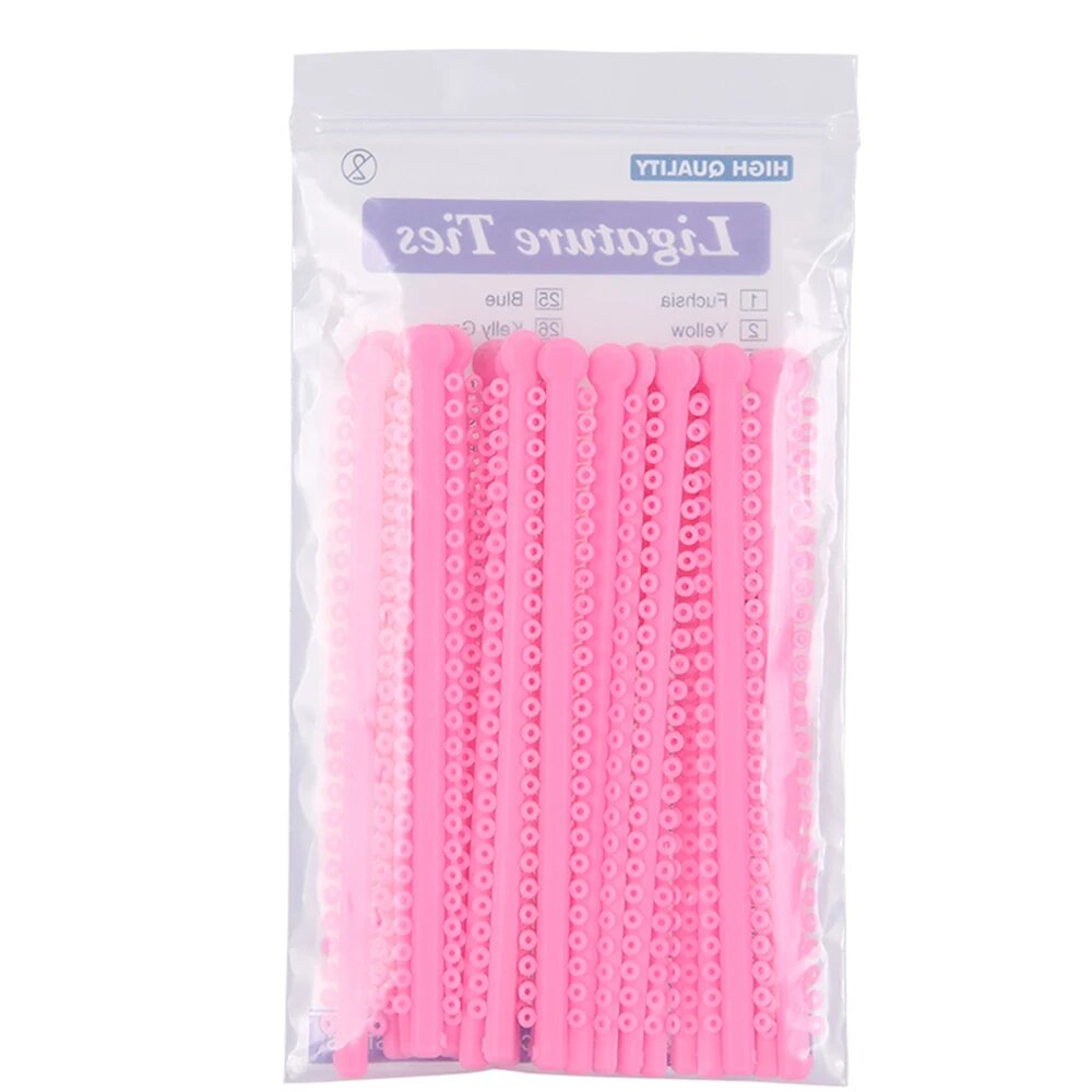 Azdent Лигатуры ортодонтические эластичные силиконовые Light Pink