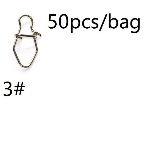 Рыболовные защелкивающие соединители 30-50 шт. L