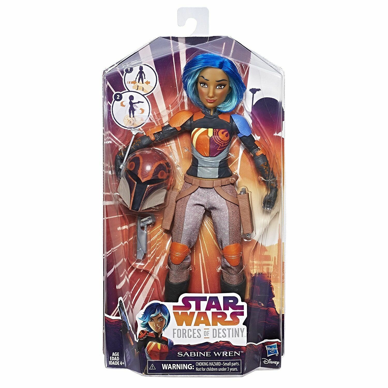 Hasbro Star Wars Forces of Destiny Force Link Marvel Captain / Детский коллекционный набор кукол Звездные войны и Марвел, подходящий для подарков на день рождения детям от 4 лет и старше. Дисней, Марвел