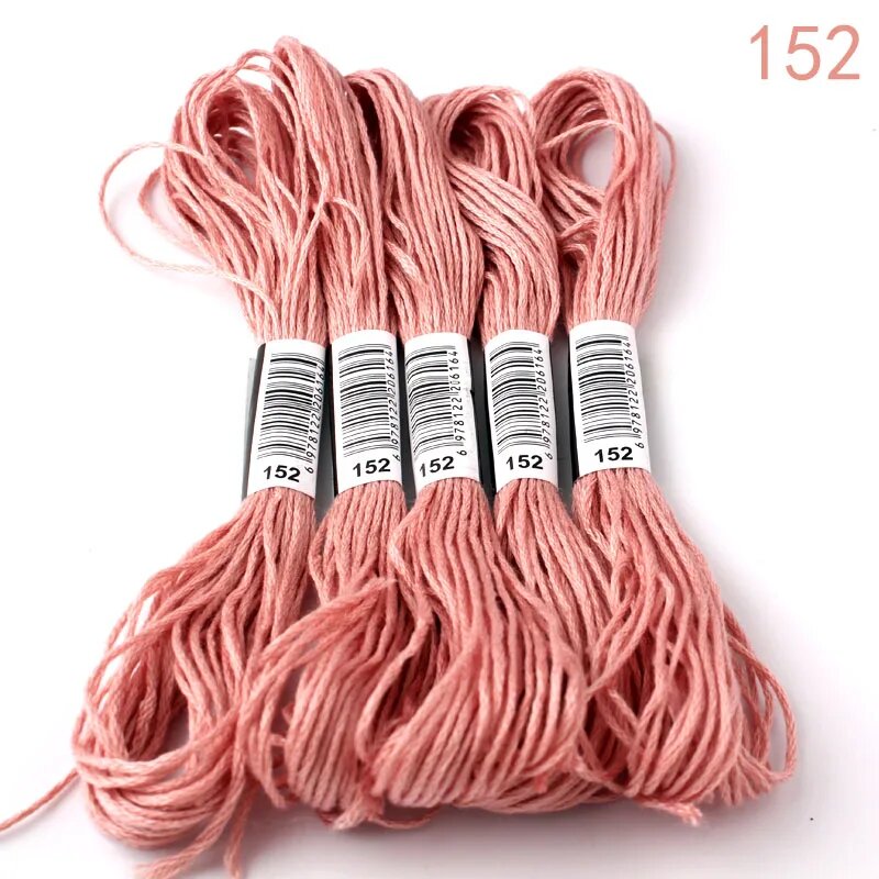 Нитки для вышивки DMC 152, розовый, 8 м