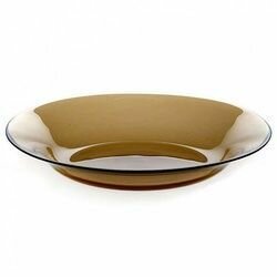 Тарелка Pasabahce "броунз", глубокая, стекло, 22 см, бронза, для СВЧ, для посудомойки