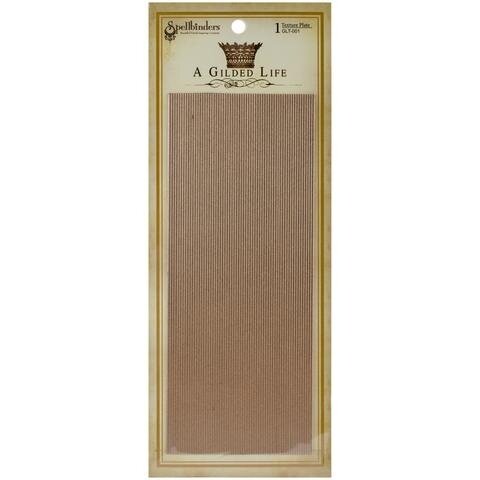Плата для тиснения Spellbinders "Scratch Lines" металлическая