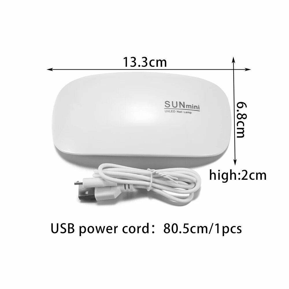Сушилка для ногтей SUNmini White, USB 80.5см