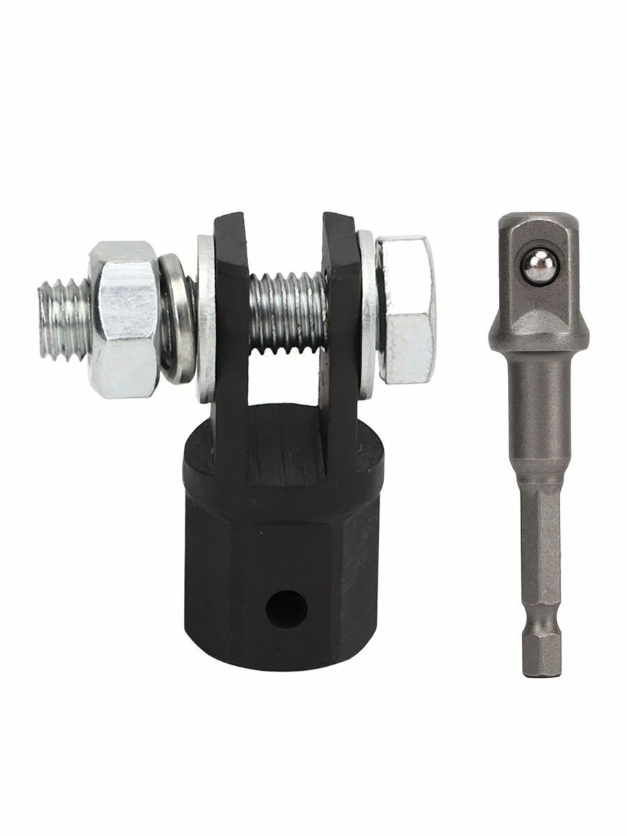 1/2-дюймовый автомобильный адаптер ножничного разъема для кольцевых или ножничных домкратов с двойным отверстием, адаптер для сверла для легкого подъема и поддержки