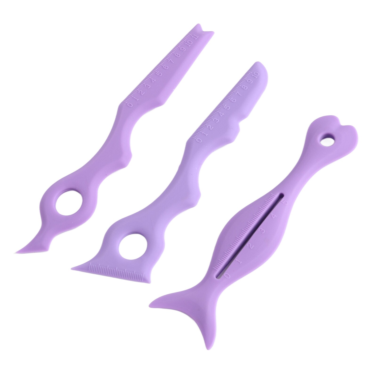 Набор трафаретов для подводки глаз для начинающих, 3 шт, силиконовый трафарет для подводки глаз, трафарет для бровей, скошенные инструменты для макияжа глаз, тени для век