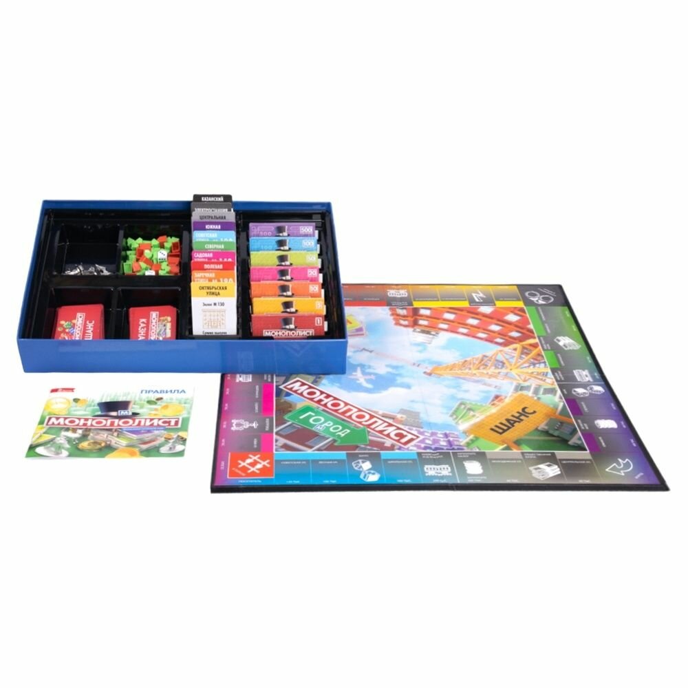 Настольная игра Десятое Королевство "Монополист. Город", картонная коробка (4945)