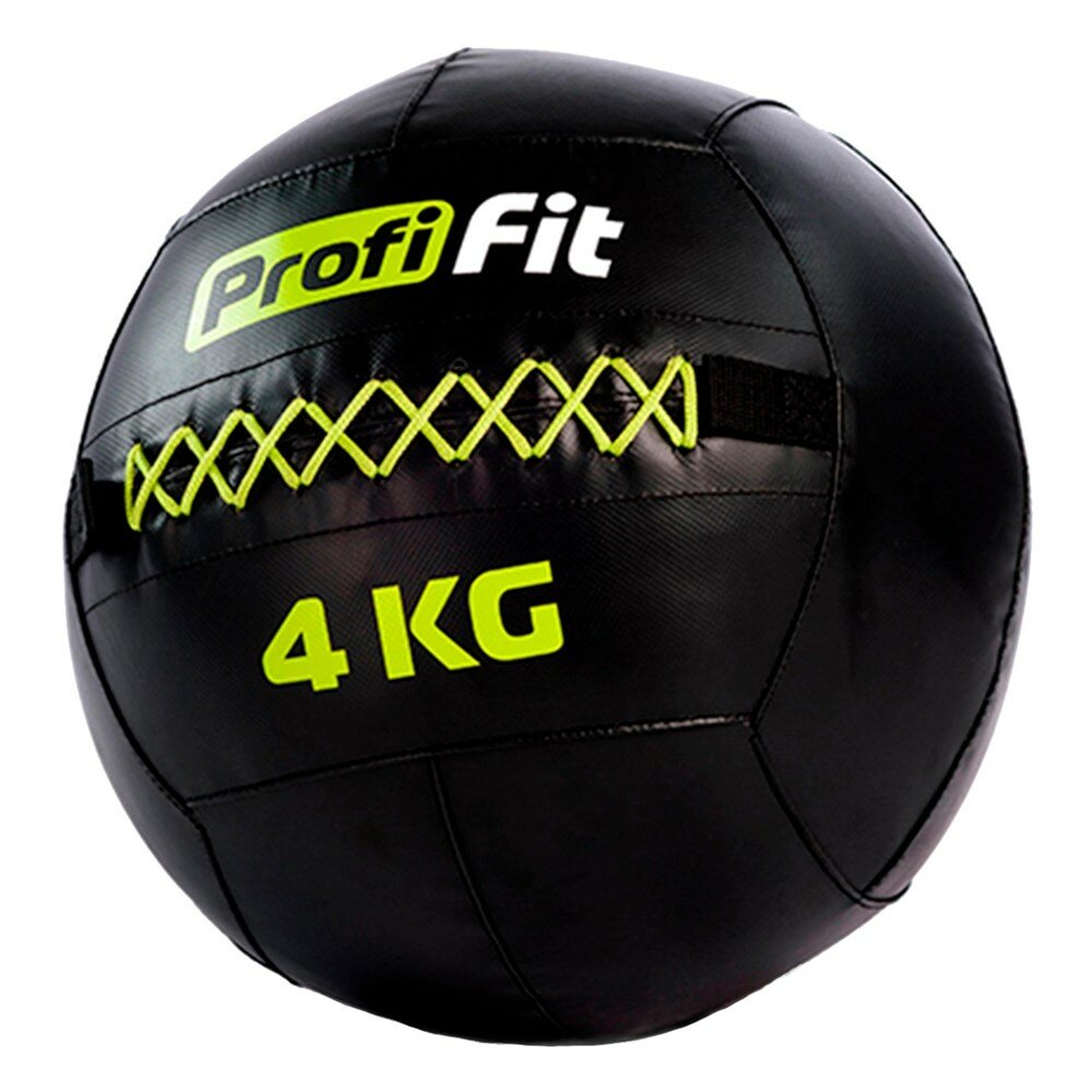 PROFI-FIT Медицинбол набивной PROFI-FIT 4 кг Черный