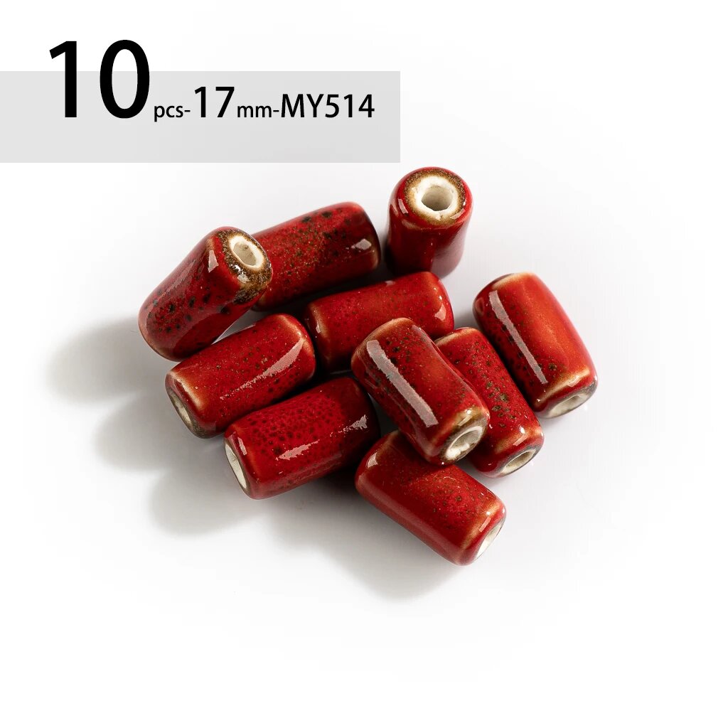 Керамические бусины Цзиндэчжэнь Midofare 10pcs-17mm-MY514