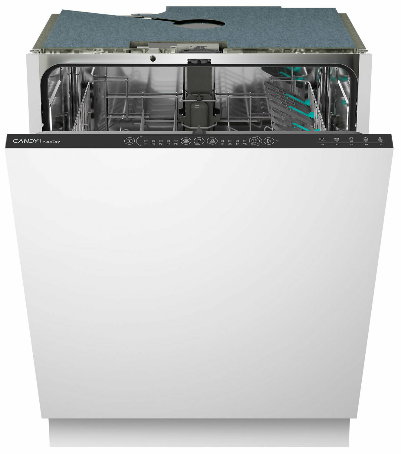 Посудомоечная машина Candy Nova, встраиваемая, защита от протечек, белая