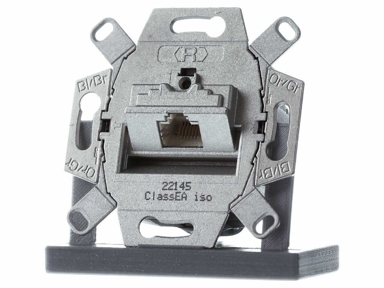 RJ45 8 (8) розетка данных кат.6 белая UAE-ClassEA iso-8Up0 – Rutenbeck – 138104030 – 4043921660171