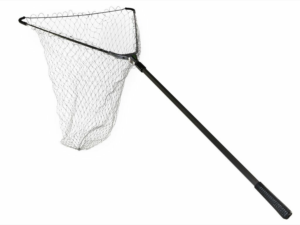 Подсачек складной Lucky John телескопический 250х70х70см корд, сачок рыболовный подсак для кастинговой или фидерной летней рыбалки, с сеткой для рыбы