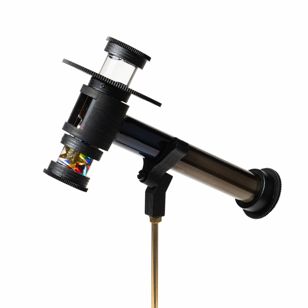 Калейдоскоп "Гелевый №1". Без штатива. Красивое стекло, ручная авторская работа