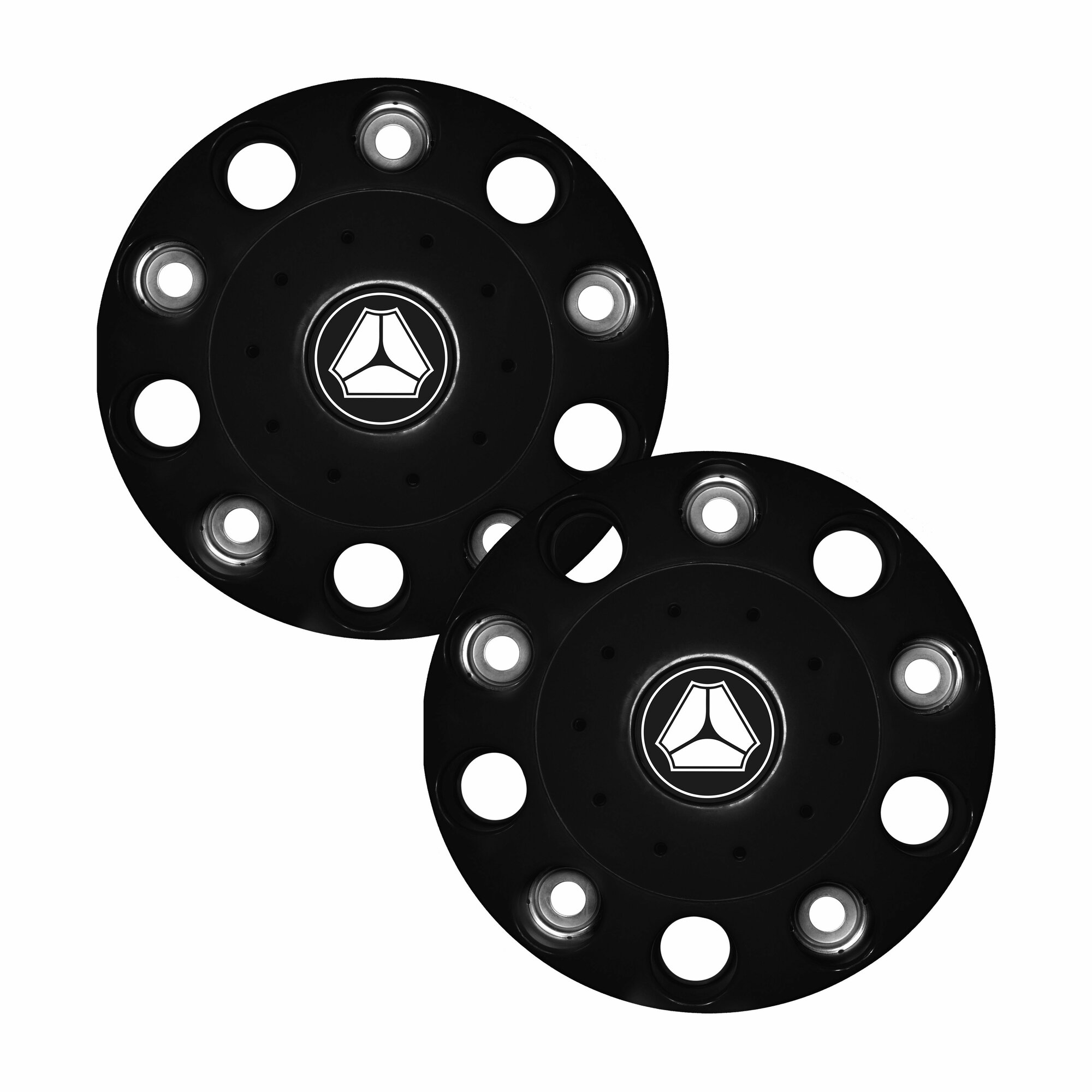 Колпаки ступичные R 22,5 "Лидер" SITRAK черные - 2 шт