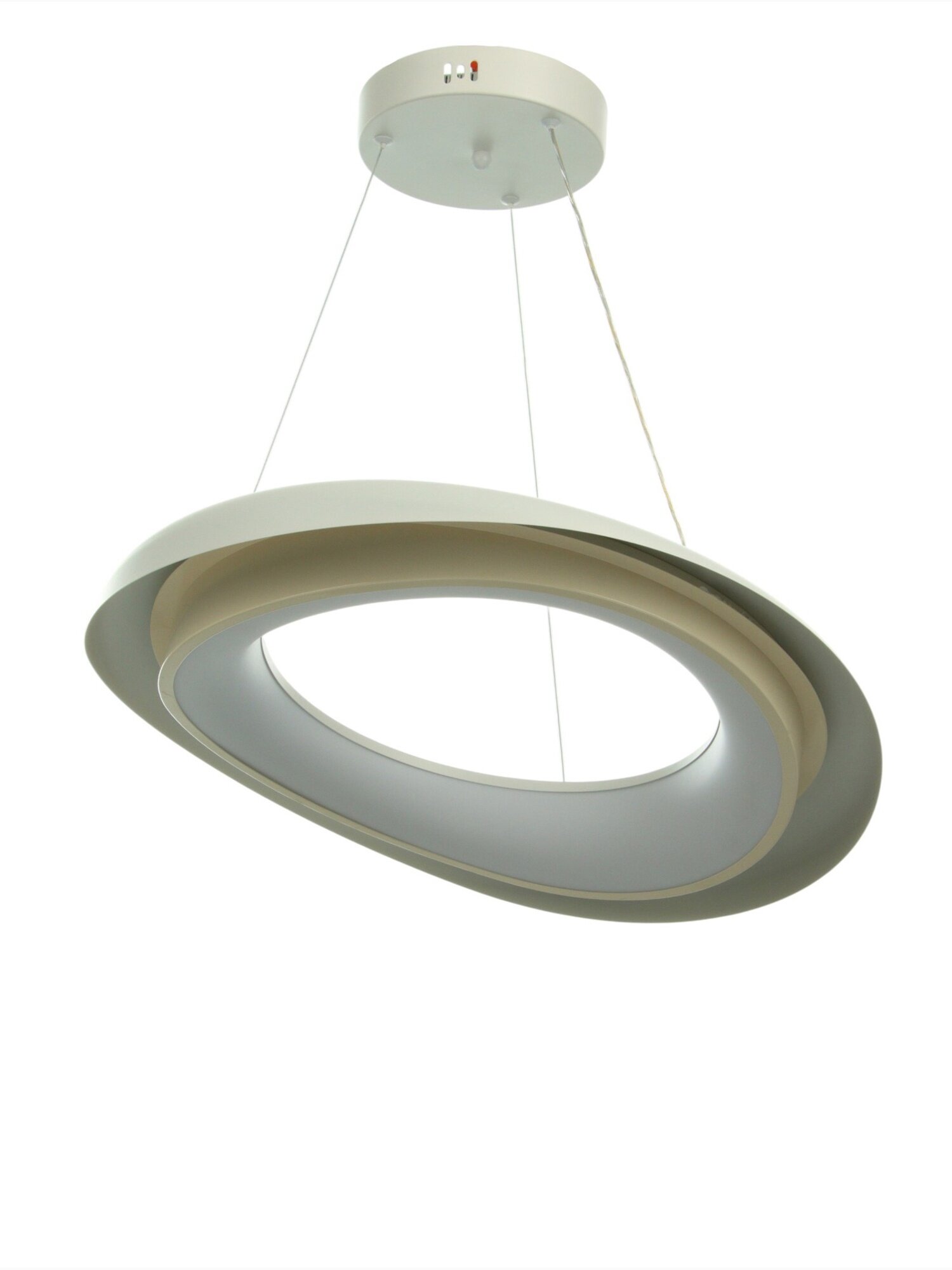 Люстра BayerLux Hanna, LED, 80 Вт, 3000-6000K, белый, металл, акрил