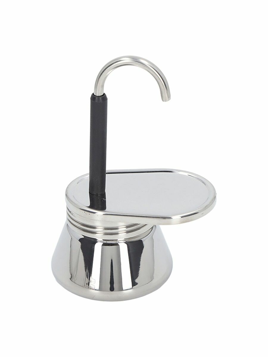 Кофеварка для мокко из нержавеющей стали в итальянском стиле с одним носиком для домашнего использования в кемпинге, легкая и портативная