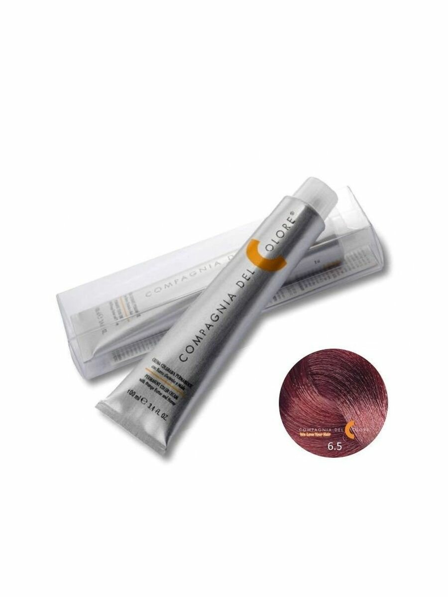 CDC 6/5 Темно-русый махагон; Профессиональная краска для волос, стойкая; 100 мл