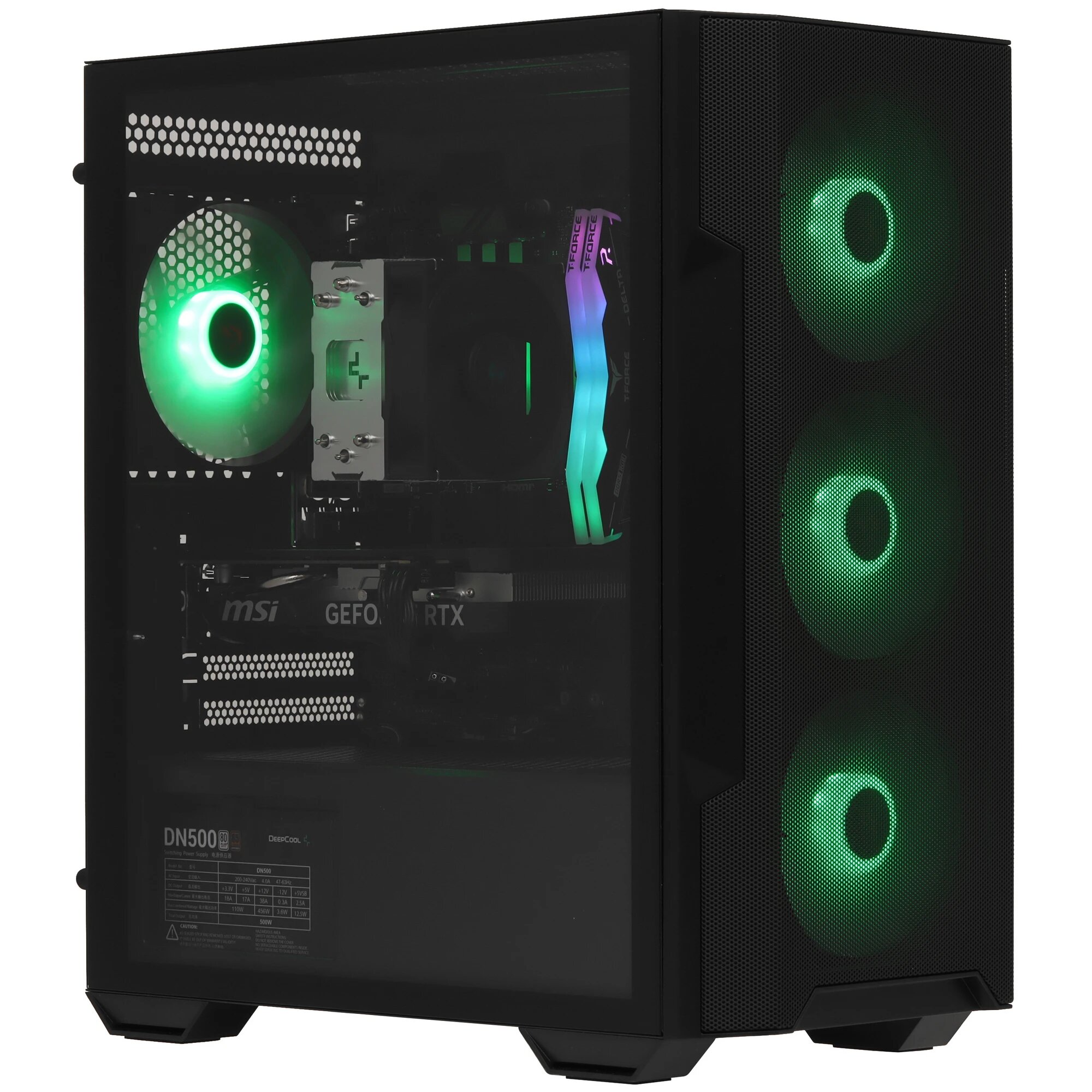 ПК ARDOR GAMING NEO M148 (Intel Core i3-13100F, 4 x 3.4 ГГц, 16 ГБ DDR5, GeForce RTX 4060, SSD 1000 ГБ, без ОС)