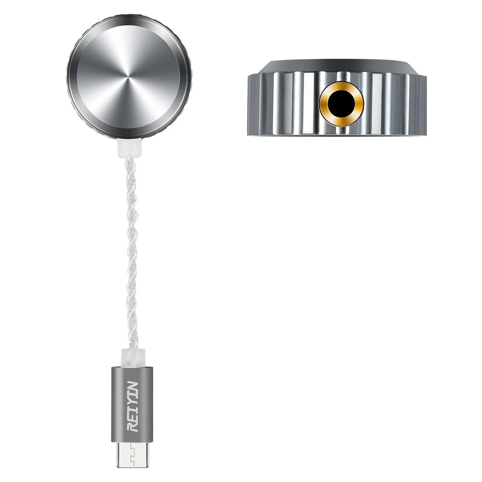 Reiyin DA-06 384 кГц 32 бит USB типа C до 3,5 мм ЦАП усилитель для наушников цифровой декодер