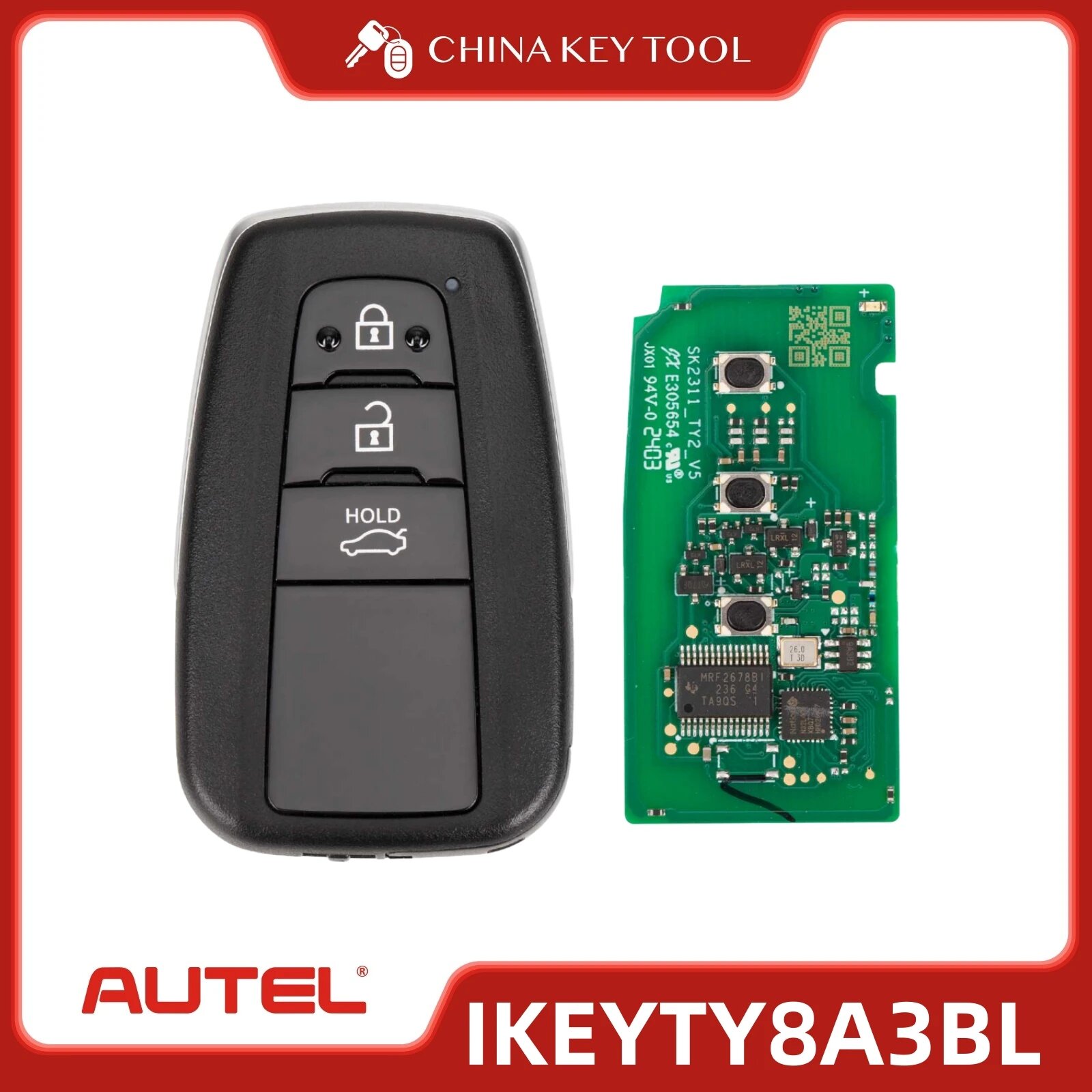 Autel Ikey IKEYBW003AL IKEYBW004AL IKEYLR005AL IKEYVW003AL IKEYTY8A3AL IKEYTY8A3BL IKEYTY8A4AL IKEYTY8A3BL