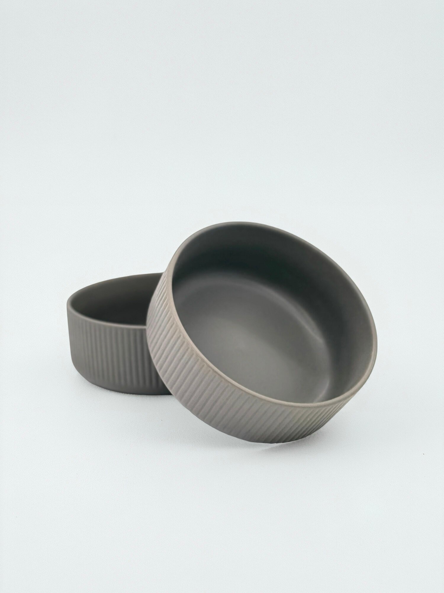 Тарелка обеденная глубокая, 800 мл, набор 2 шт, керамика